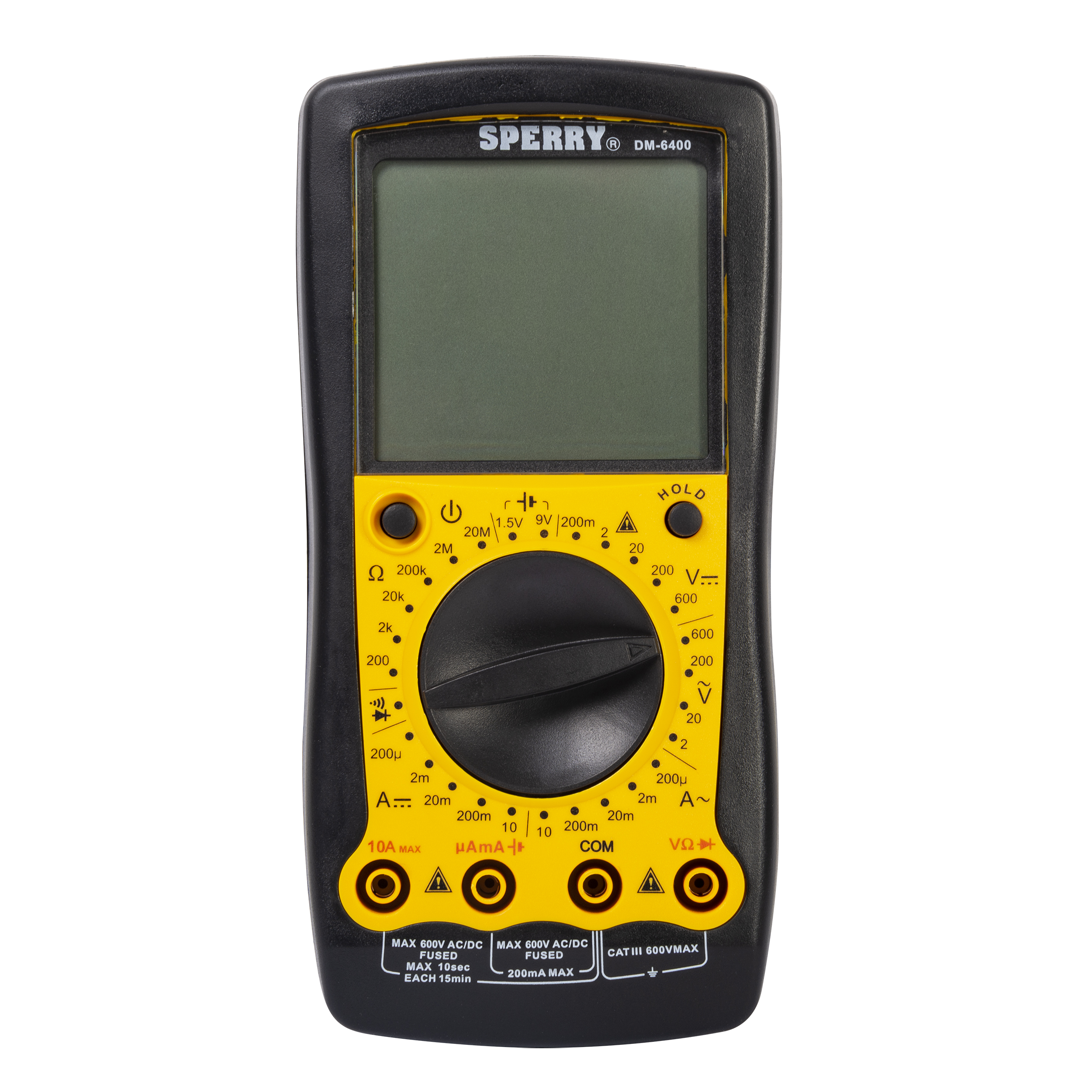 Digital Multimeter, 8 Function AC/DC Voltage and Current, Resist ...