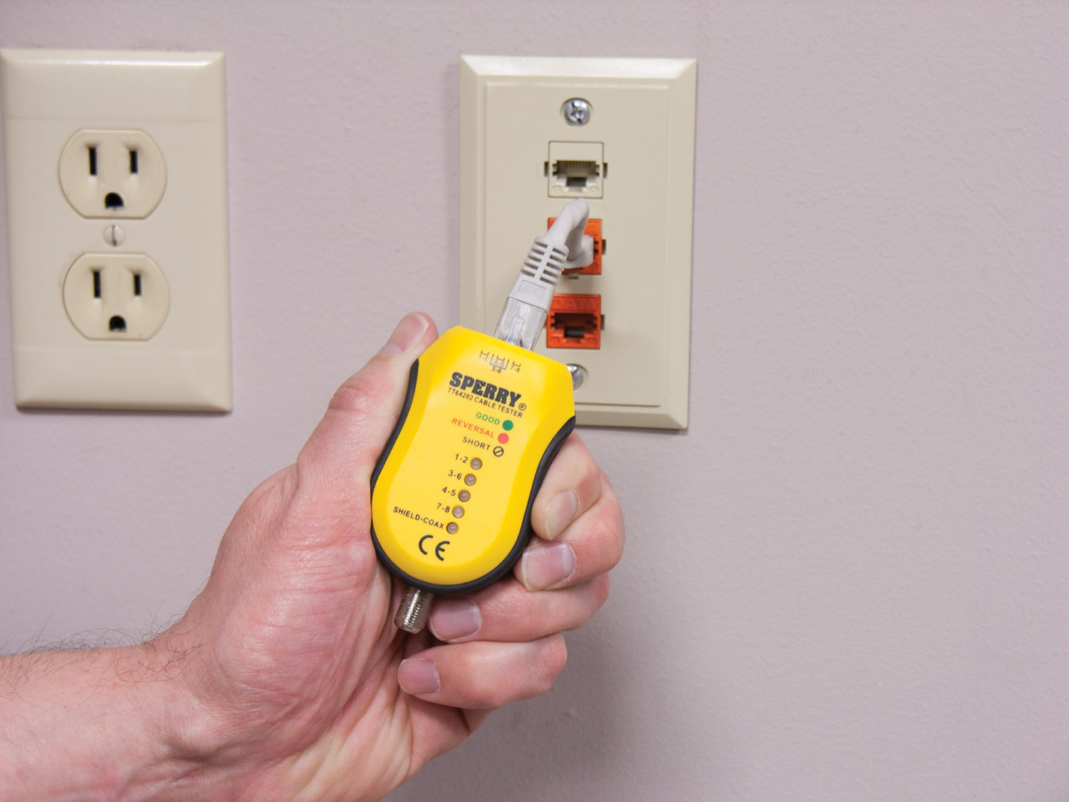 Cable Test Plus Network Cable Tester For Coax And Cat3 Through Cat6 Ethernet 1ea